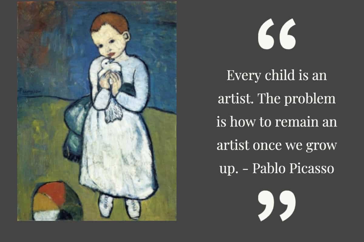 40 Inspiring Quotes From The Artist Pablo Picasso | Anita Louise Art