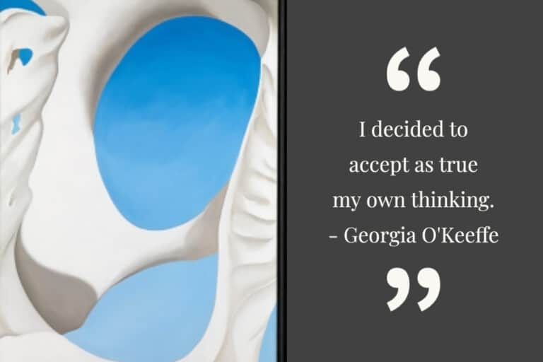 40 Inspiring Quotes From The American Artist Georgia O'Keeffe | Anita ...
