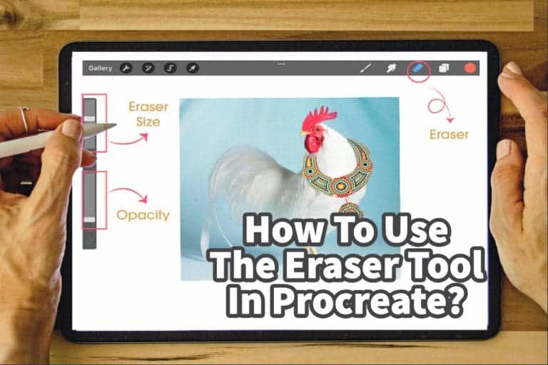 How To Use The Eraser Tool In Procreate? | Anita Louise Art