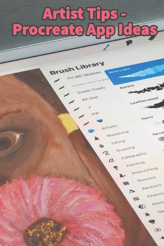 Artist Tips - Procreate App Ideas - Anita Louise Art