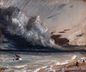 John Constable - Seascape Study With Rain Clouds | Anita Louise Art