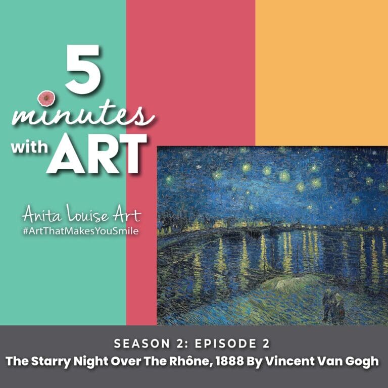 The Starry Night Over The Rhône, 1888 By Vincent Van Gogh | Anita ...