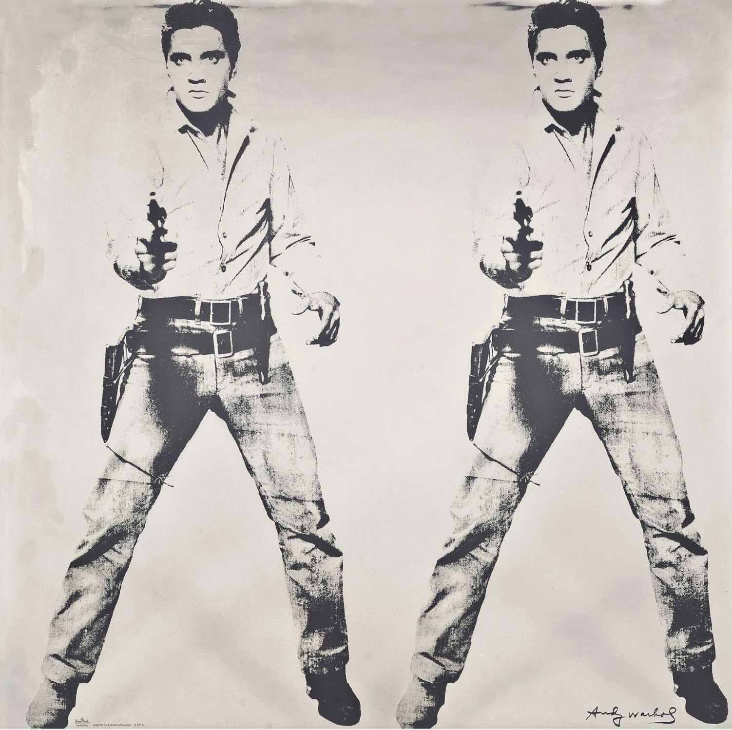 The Iconic 'Double Elvis': A Masterpiece Of Andy Warhol | Anita Louise Art